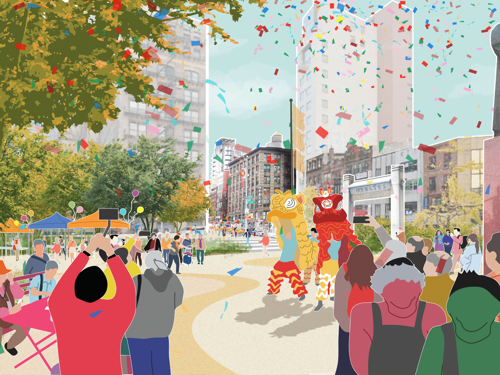 City Unveils Design Concepts For Reimagined Chatham Square - Marvel